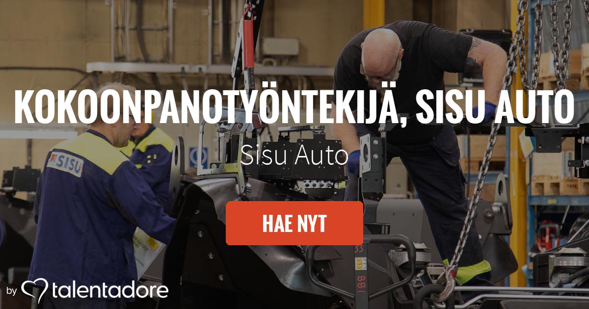 Kokoonpanotyöntekijä, Sisu Auto | Sisu Auto